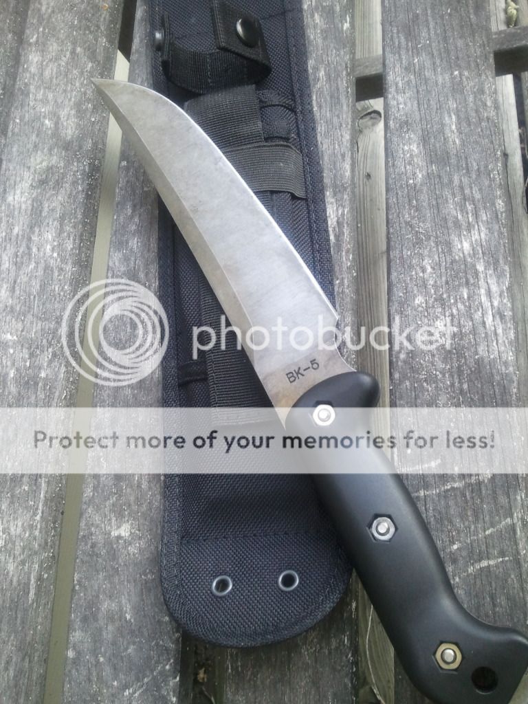 Becker BK10 LE, BK5, Skystorm Leather Sheath, ESEE 3MIL | BladeForums.com