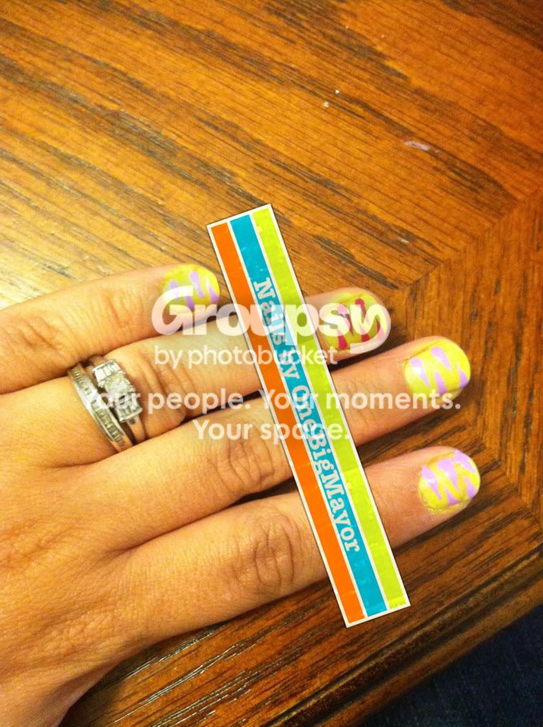 I want people to look at me and say... That is one big mayor. : Nails ...